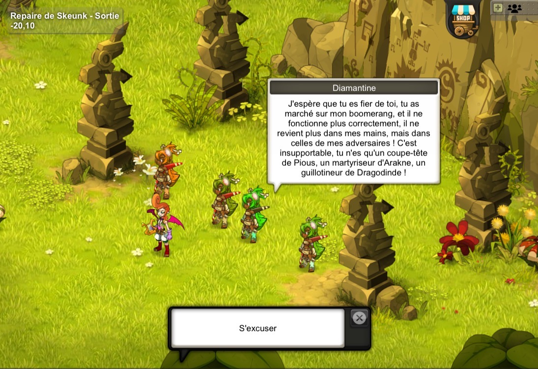 [Donjon] Repaire de Skeunk – Le Bazar de Papycha